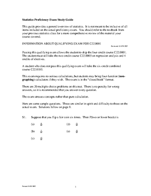 Chapter 1 - Study guide - Chapter 1: Statistical Basics Section 1: What ...