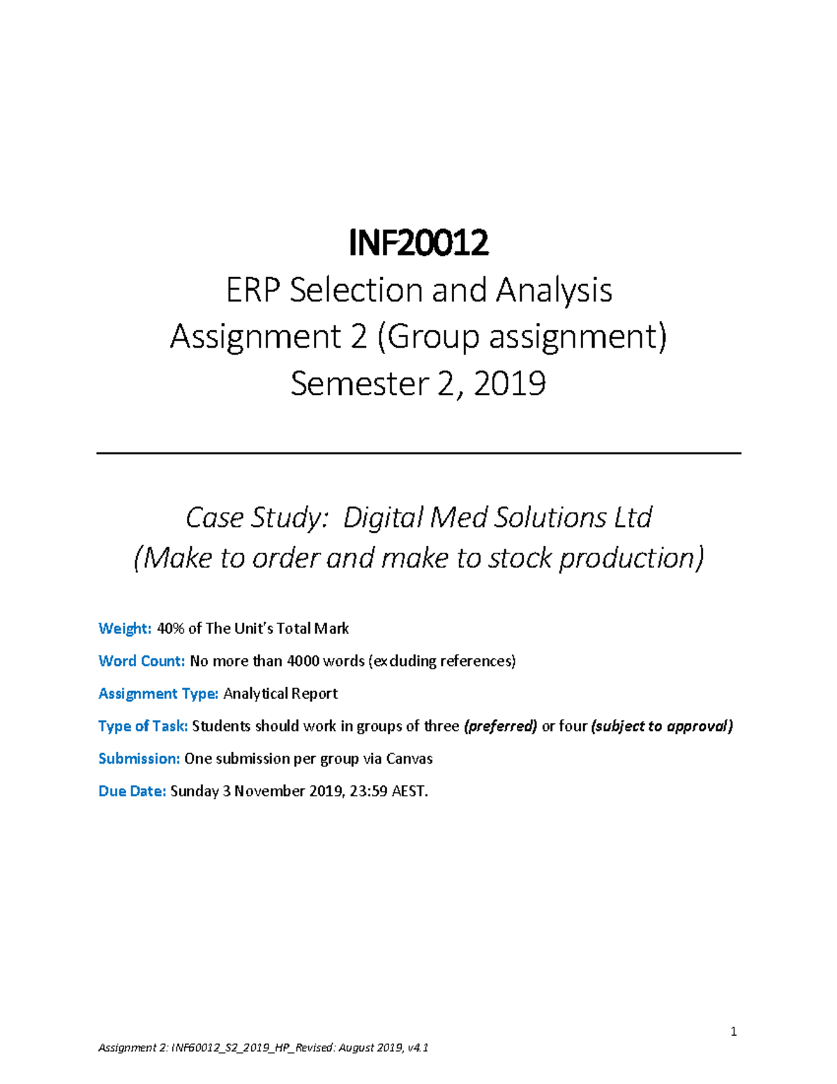 INF2001 2 Assignment 2 Description - Warning: TT: undefined function: 32 Warning: TT: undefined ...