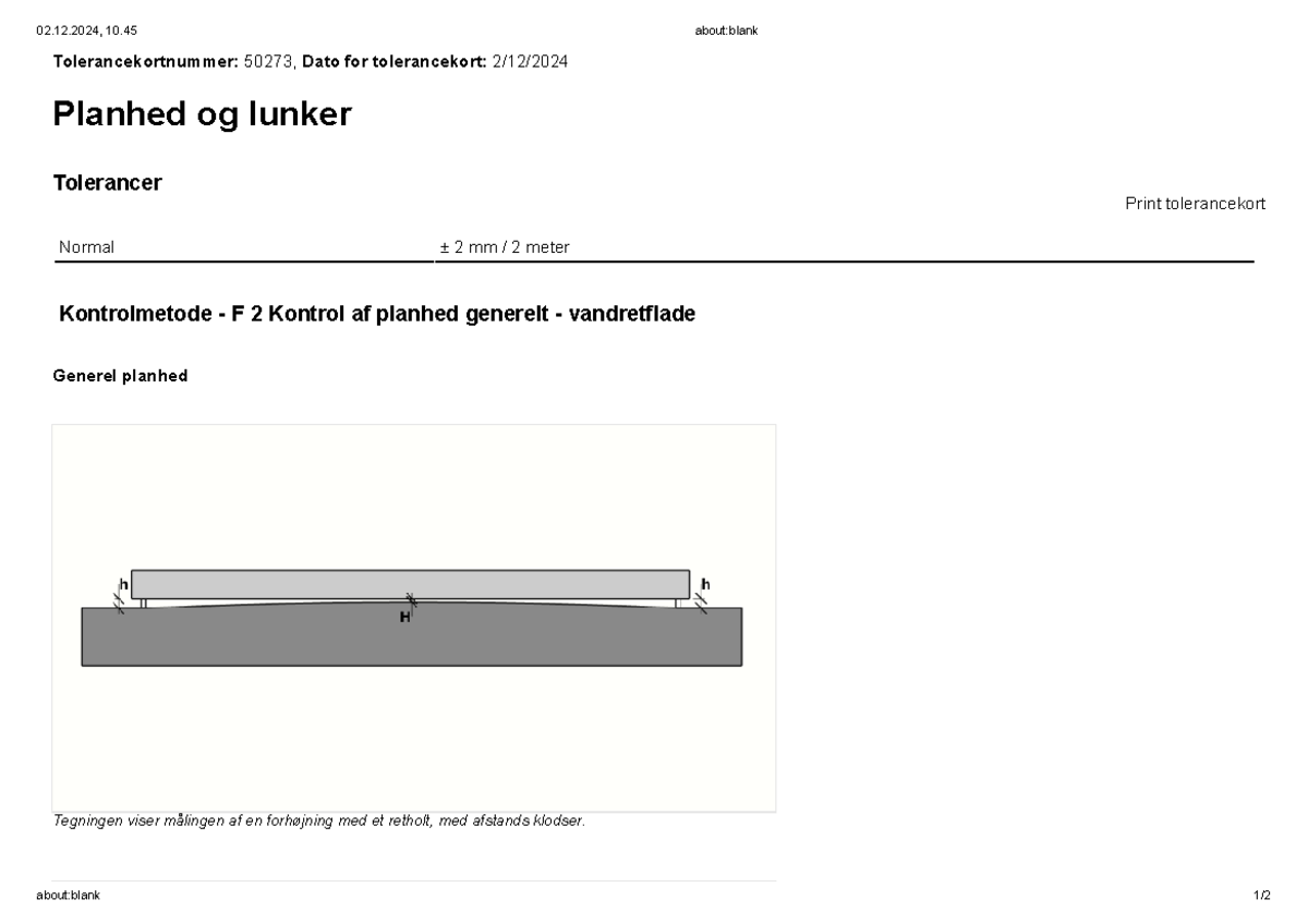 Tolerancer - tolerancen i gulv - Bygningskonstruktioner (Erhvervs- Og Præfabrikation) (En) - Studocu