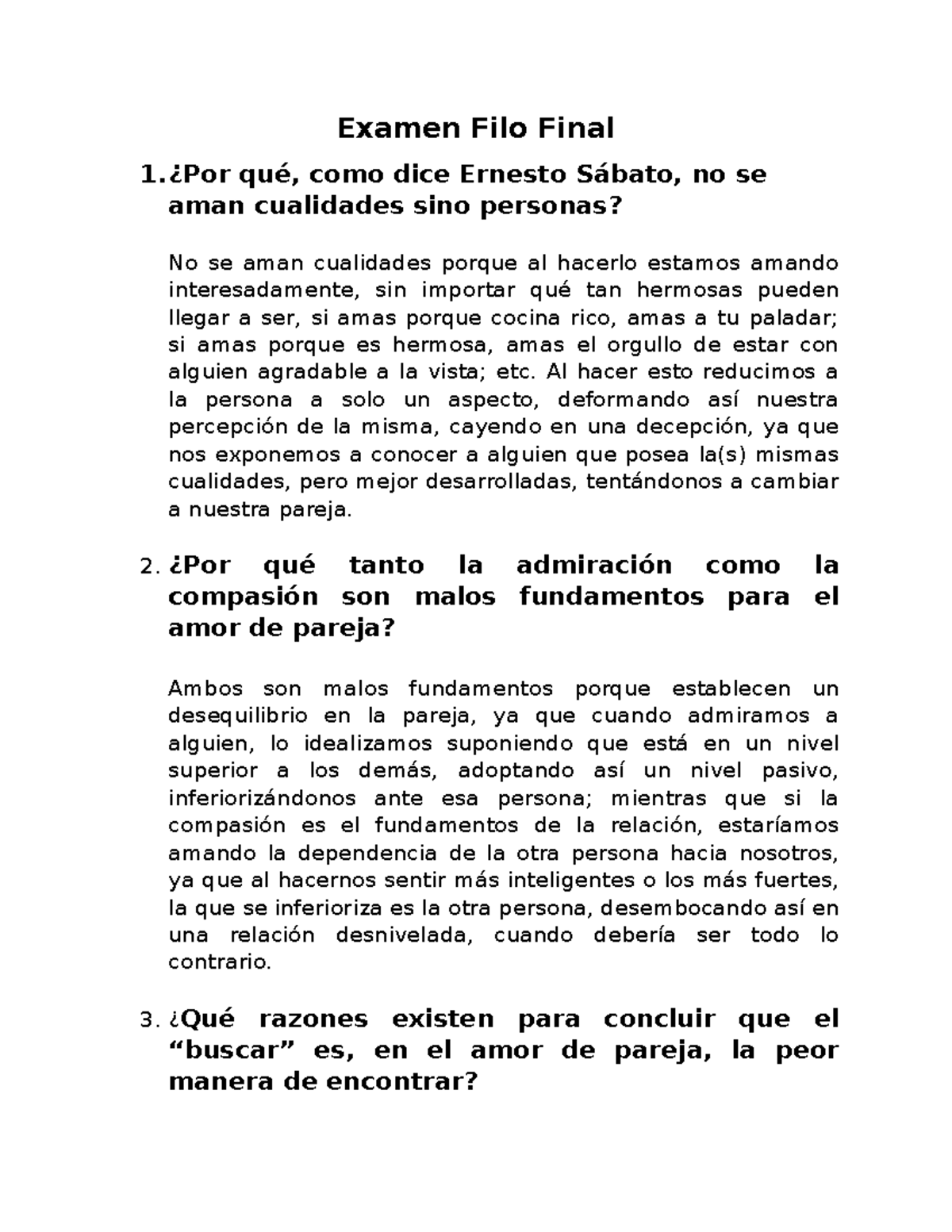 Examen Filo Final - apuntes para antropología - Examen Filo Final 1 ...