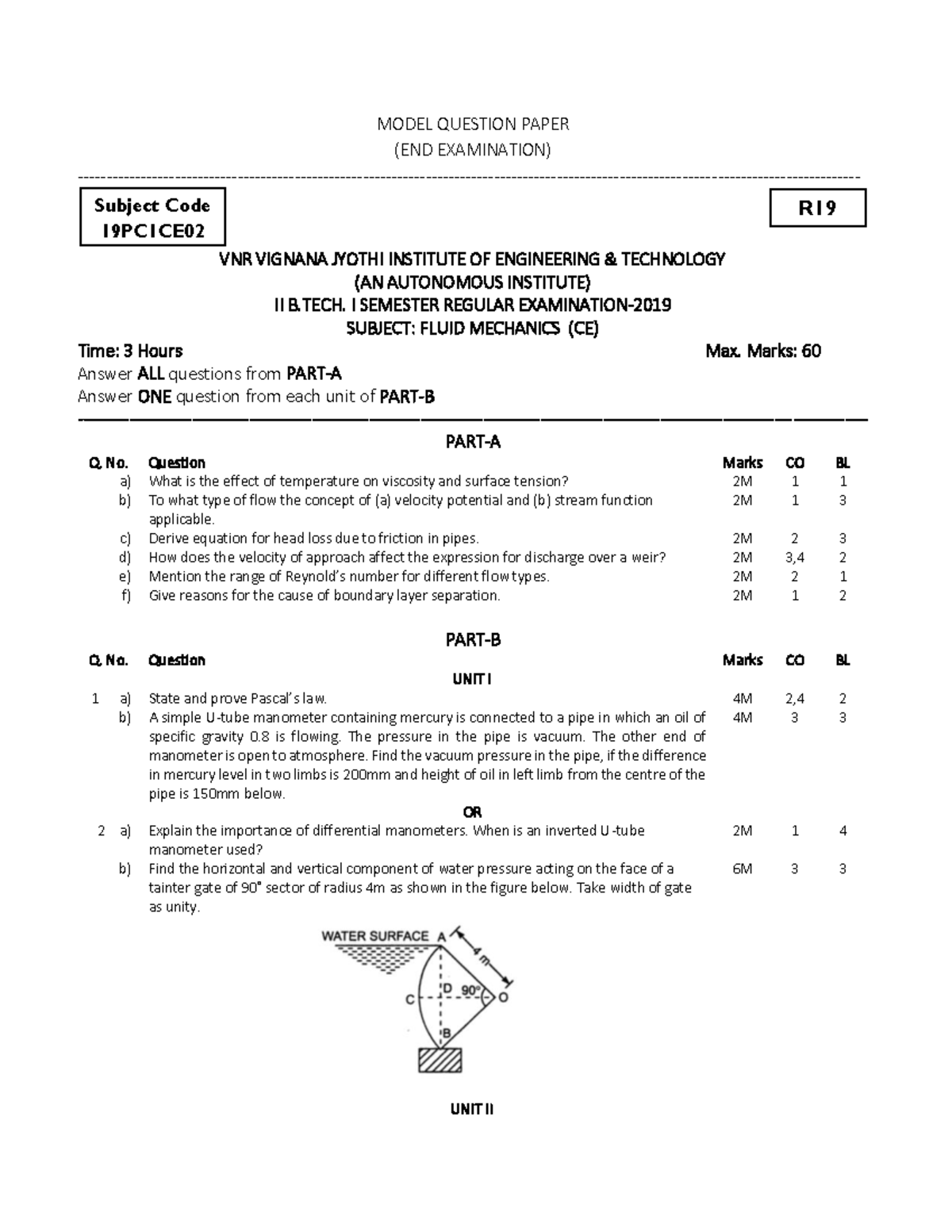 FM model question paper KKP - MODEL QUESTION PAPER (END EXAMINATION ...
