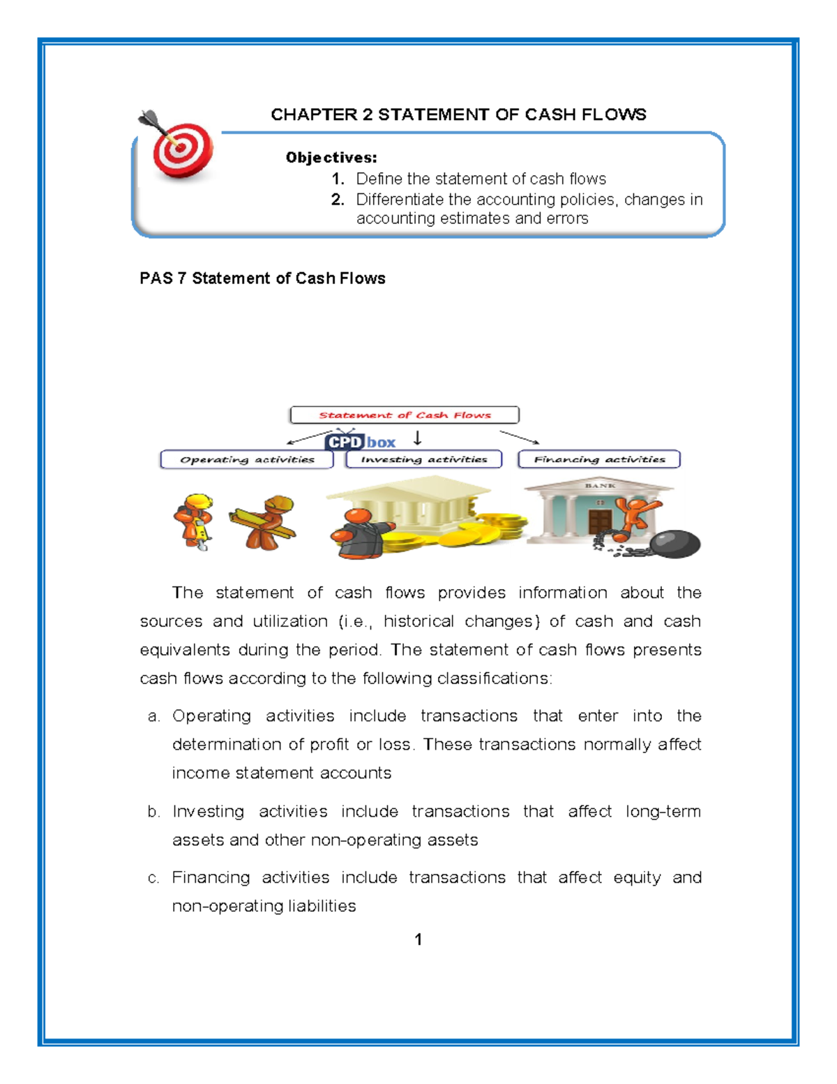 Cbactg 01- Chapter 2 Module - CHAPTER 2 STATEMENT OF CASH FLOWS ...