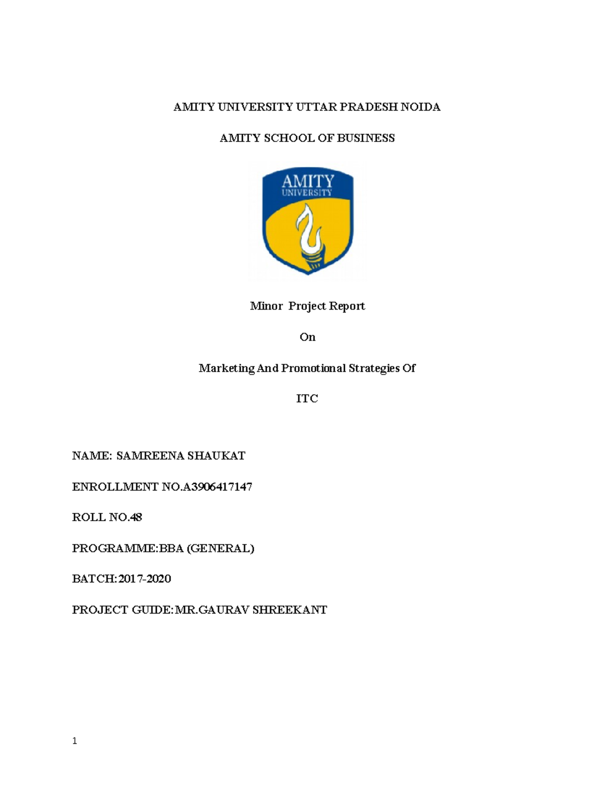 NTCC ON ITC - The document outlines the Portfolio analysis of ITC and ...