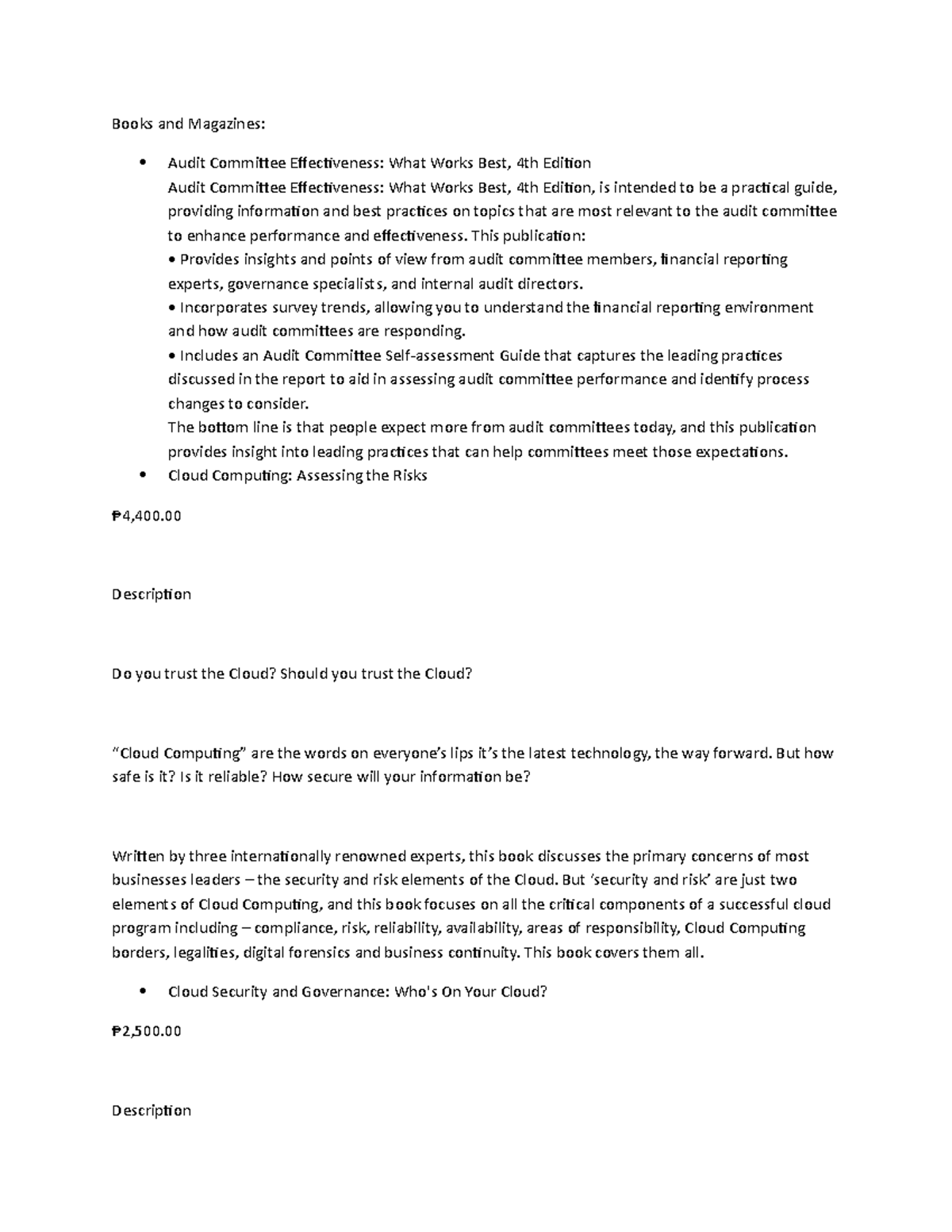 The IIA Books and Magaz-WPS Office - Books and Magazines: Audit ...