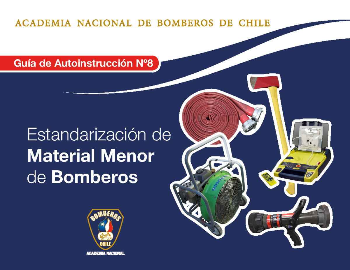 41242 Guia Mat Menor - Estandarización de Material Menor de Bomberos Guía de Autoinstrucción Nº ...