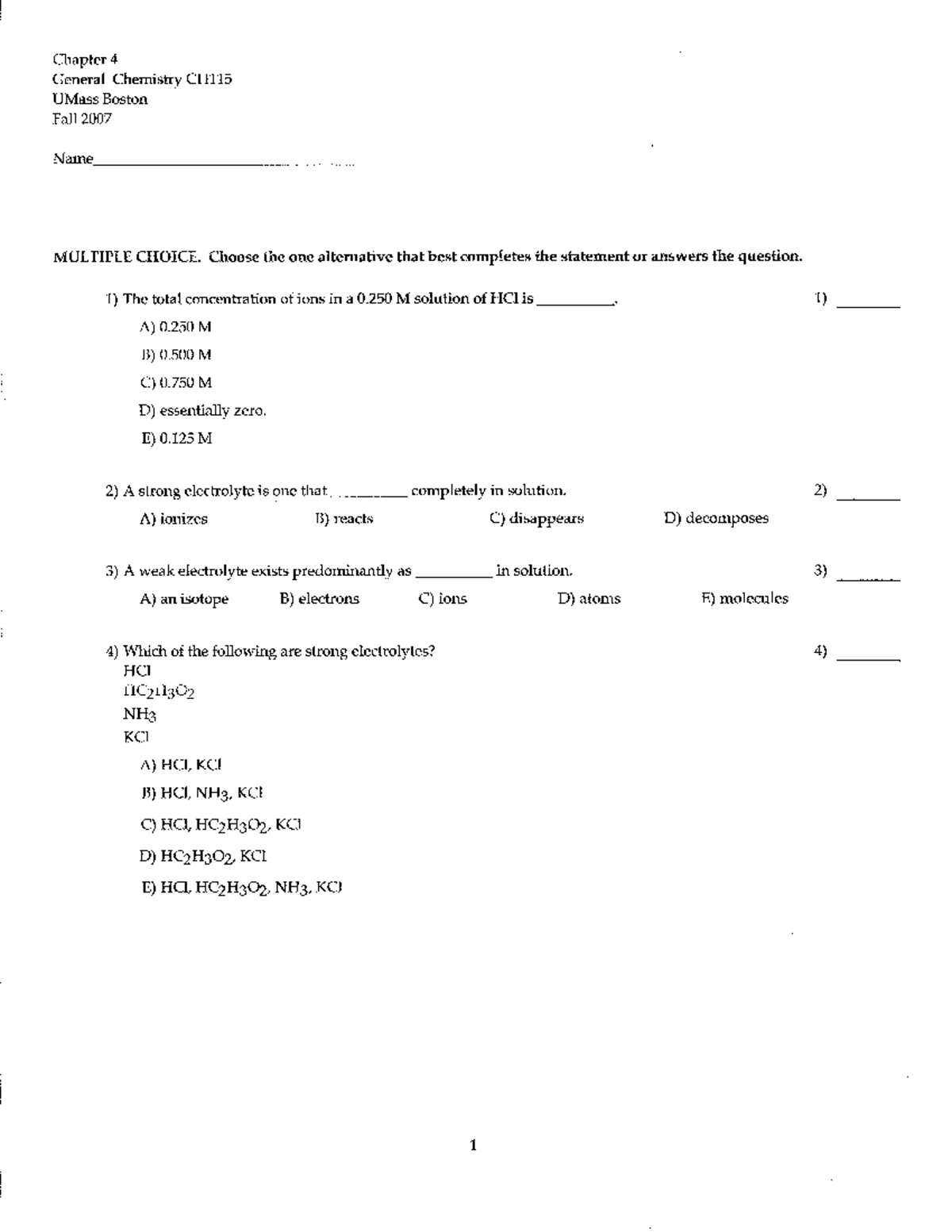 Chapter 4 000 - quiz - CHEM1020 - Studocu