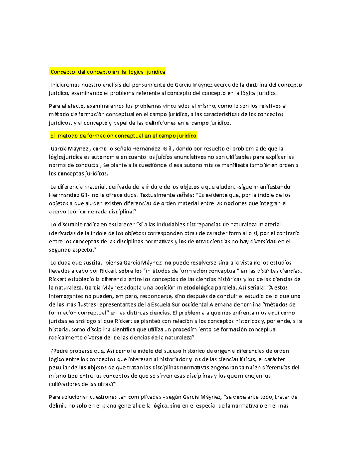 Clasificación DE LOS Conceptos Jurídicos Desde EL Punto DE Vista POR SU ...