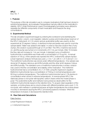 Labster Report-11-Enzyme Kinetics - Enzyme Kinetics Exp. No. 11 I ...