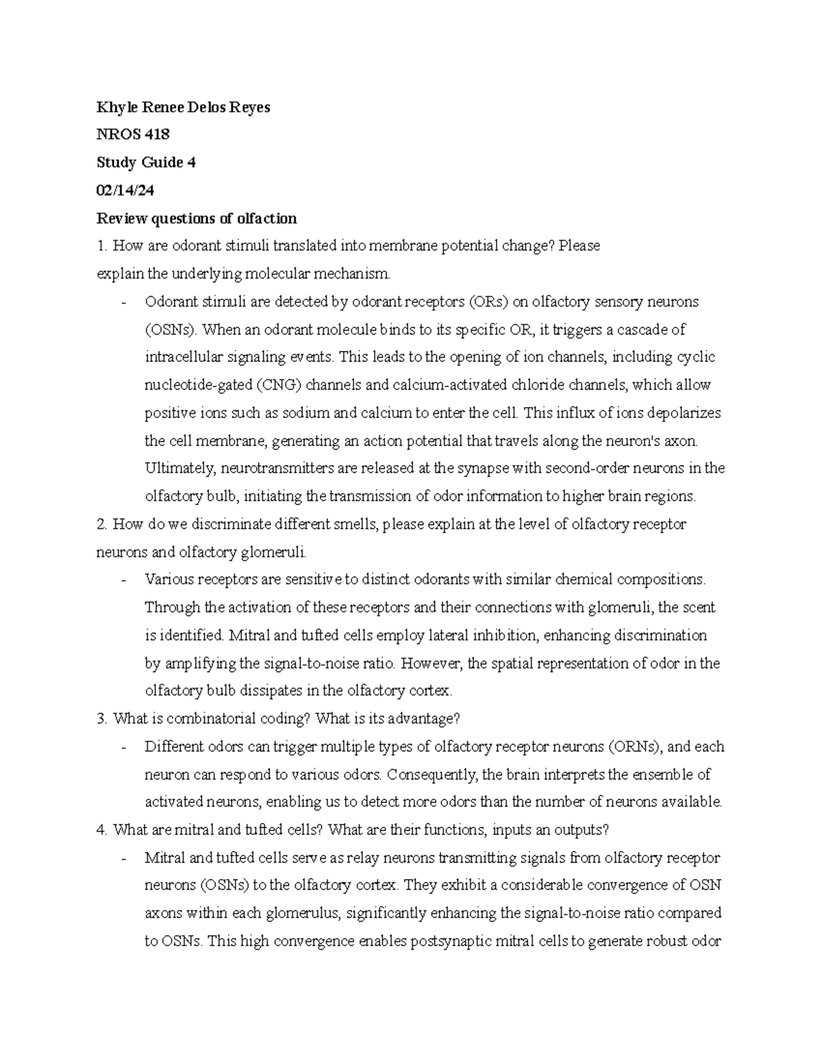 NROS 418 Study Guide 4 - n/a - Khyle Renee Delos Reyes NROS 418 Study ...