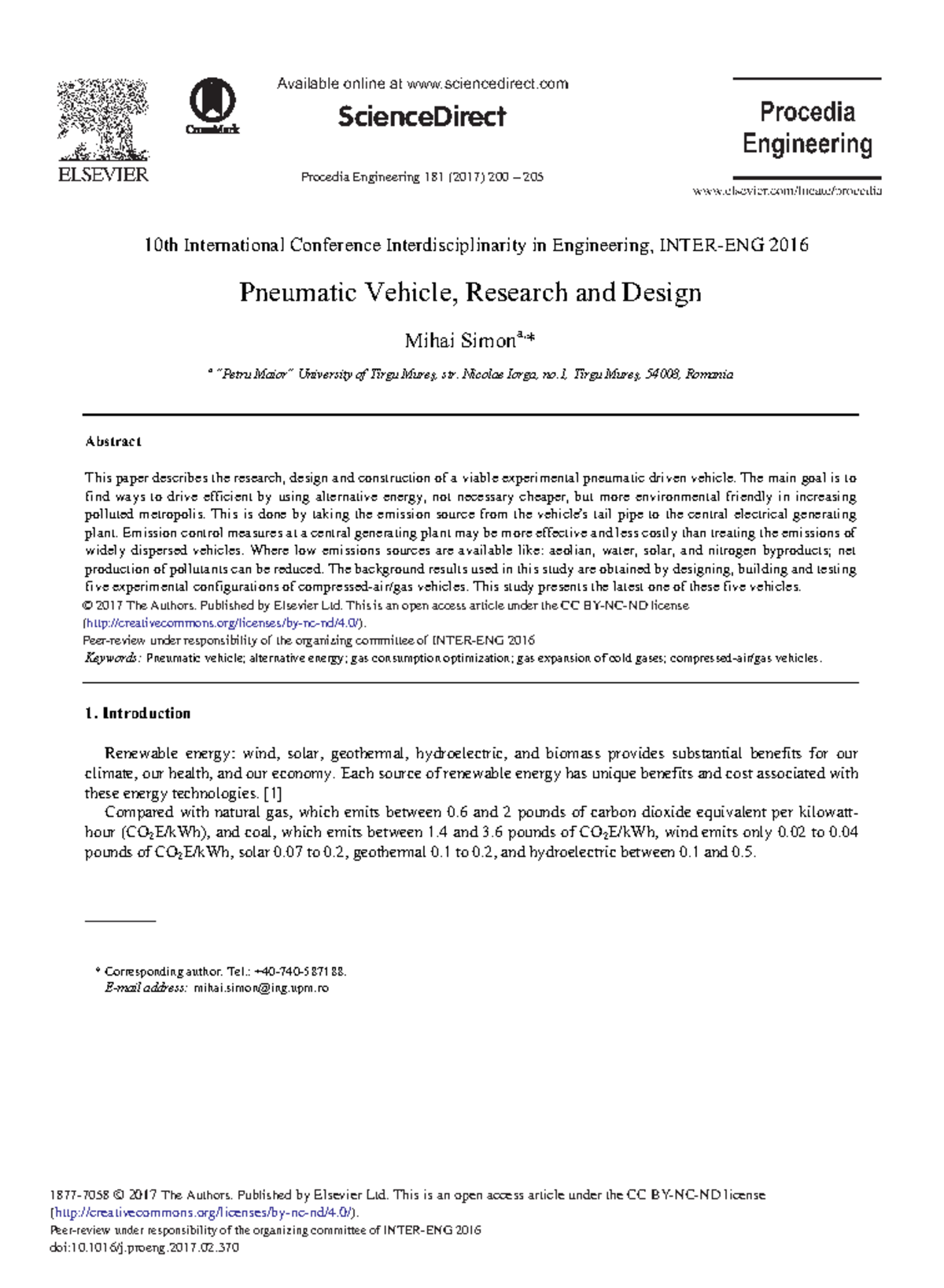 1-s2 - Procedia Engineering 181 ( 2017 ) 200 – 205 1877-7058 © 2017 The ...