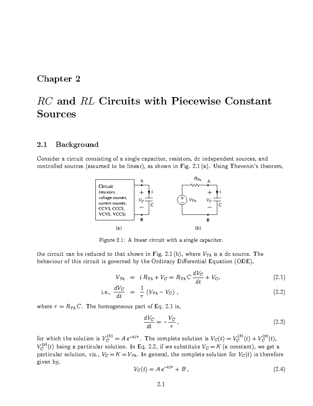 Mbprc - Introduction to Electrical and Electronic Circuits - Chapter 2 ...