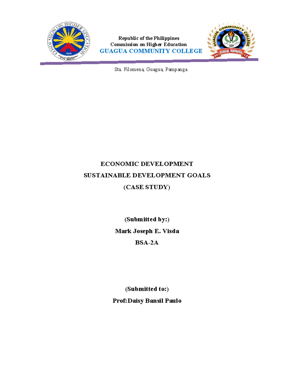 Economic Development - REVIEW - Republic of the Philippines Commission ...