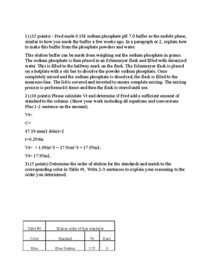 BIOCHEM Homework 3 - PHSC 323 Homework 3 Signaling (10 points) Due ...