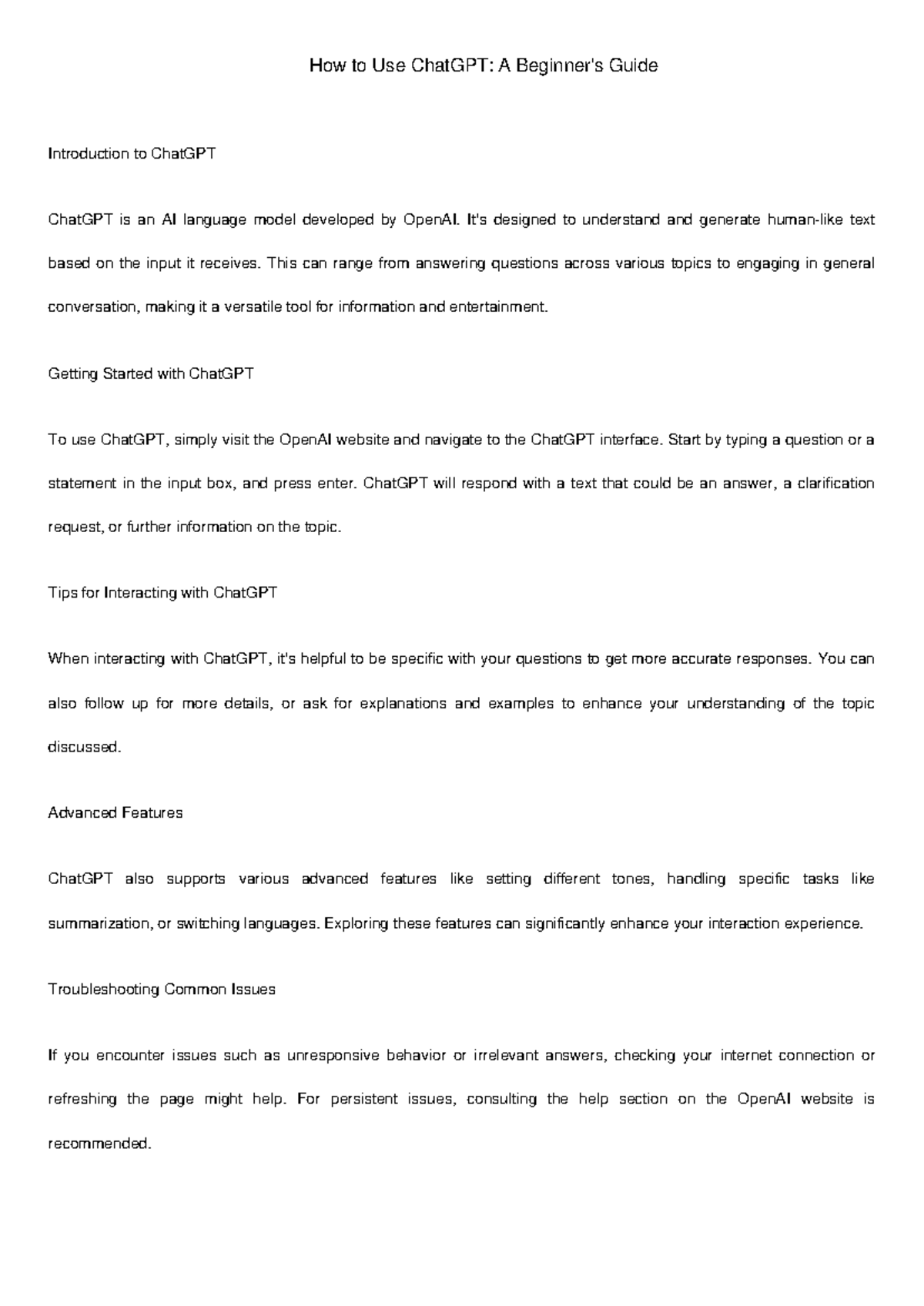 How To Use Chat Gpt Guide How To Use Chatgpt A Beginners Guide Introduction To Chatgpt
