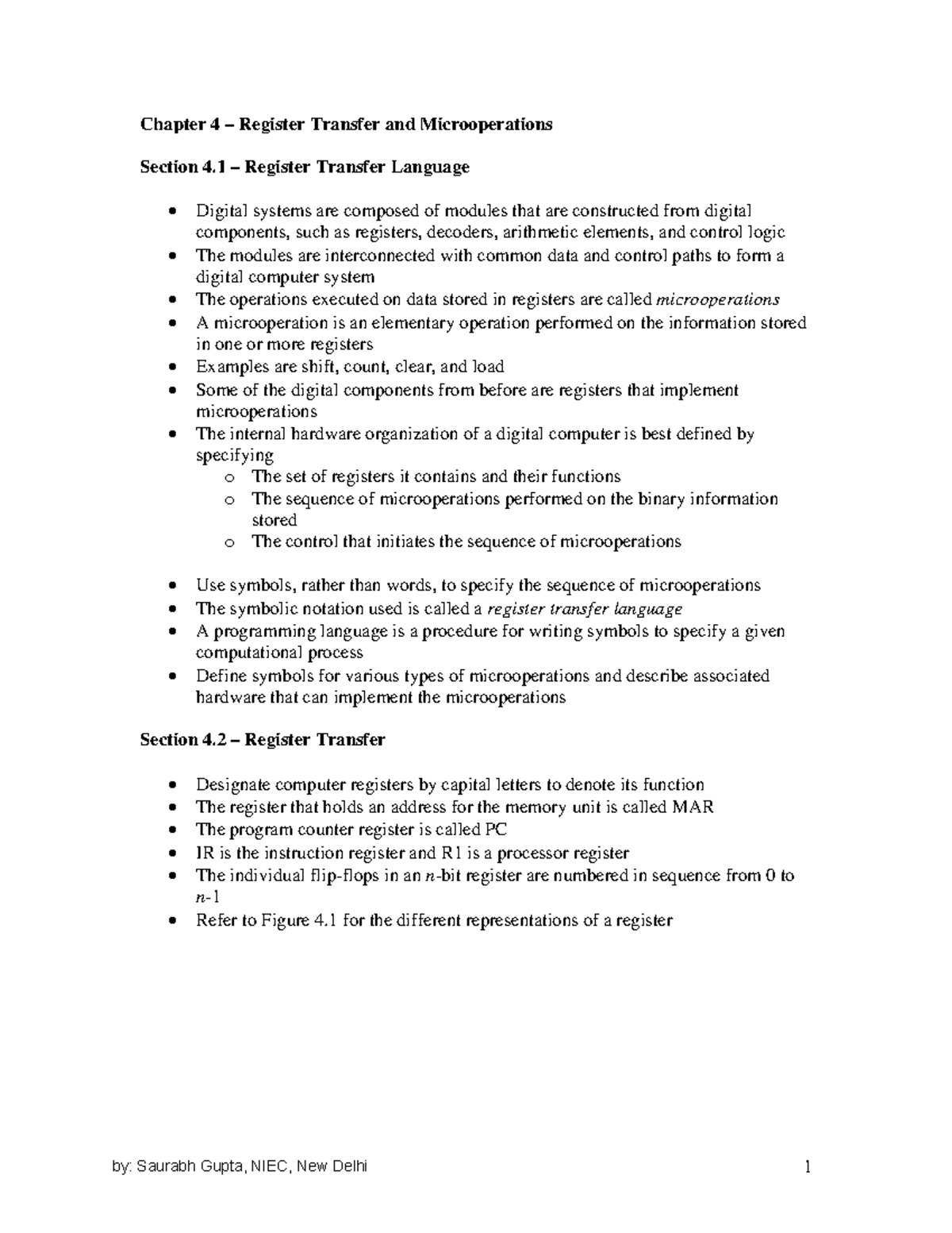 Words and sentence tokenization short notes - Chapter 4 – Register ...