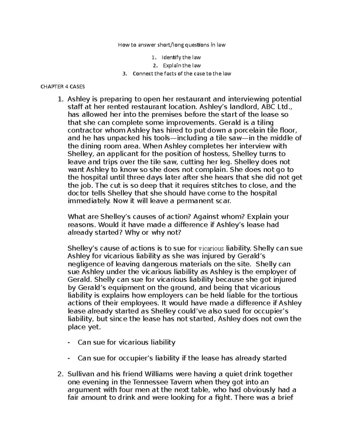 Practice questions for the midterm - How to answer short/long questions ...