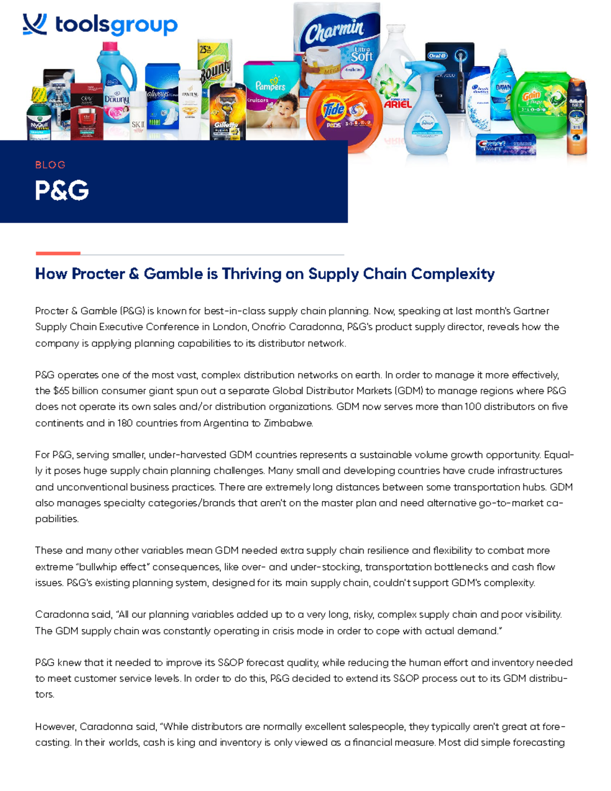 PG-Document - dmt210 - B LO G P&G Procter & Gamble (P&G) is known for ...