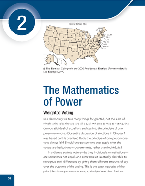 MATH 109 Notes - WEEK 1. 11 January - 17 January The Mathematics of ...