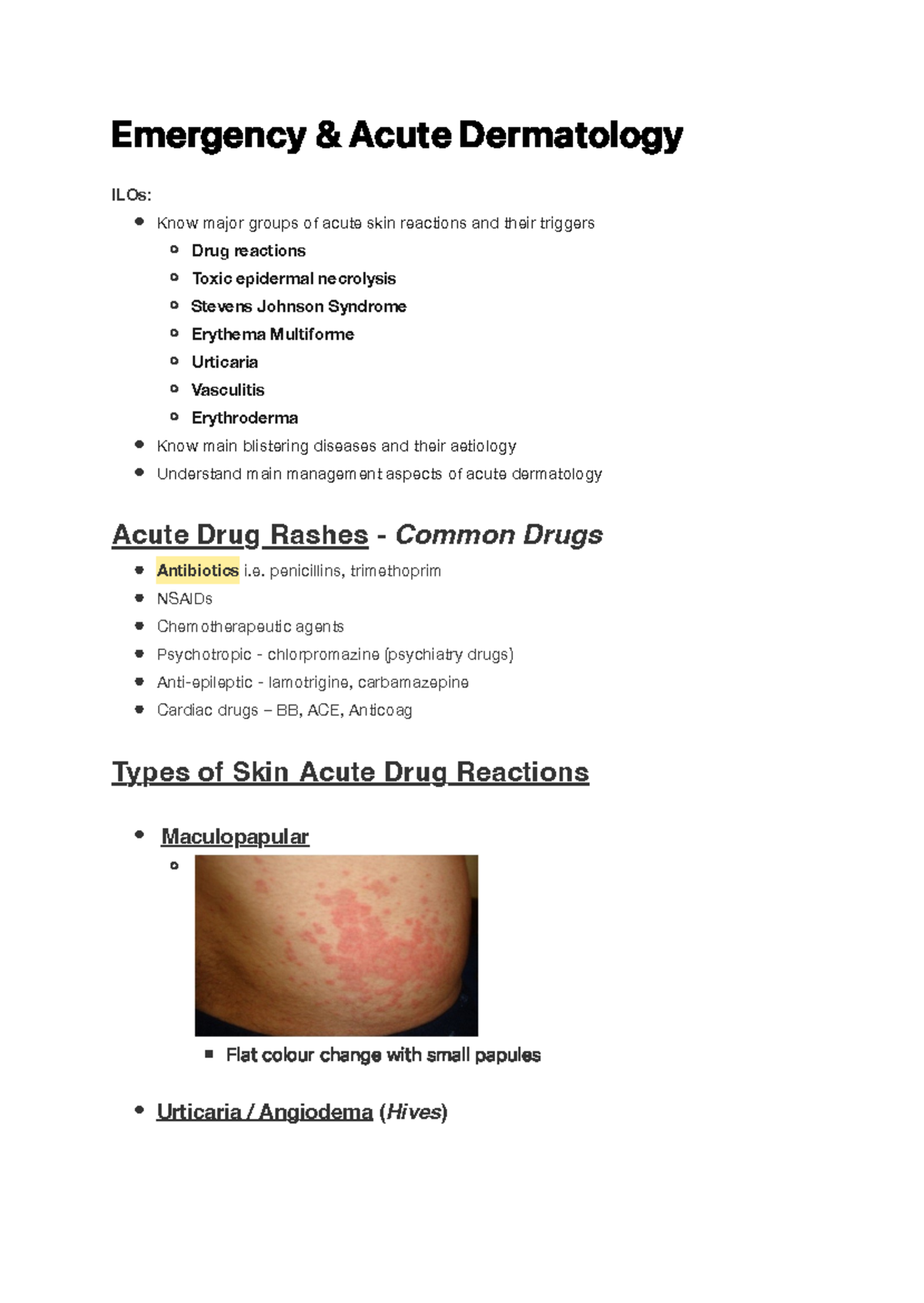 Emergency and Acute Dermatology - E m e rg e n c y & Ac u te D e r m a ...