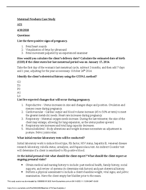 System disorder gestational template - ACTIVE LEARNING TEMPLATES ...