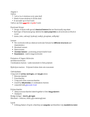 Cell metabolism - Summary Fundamentals of Biology 1 - 1000 - Studocu