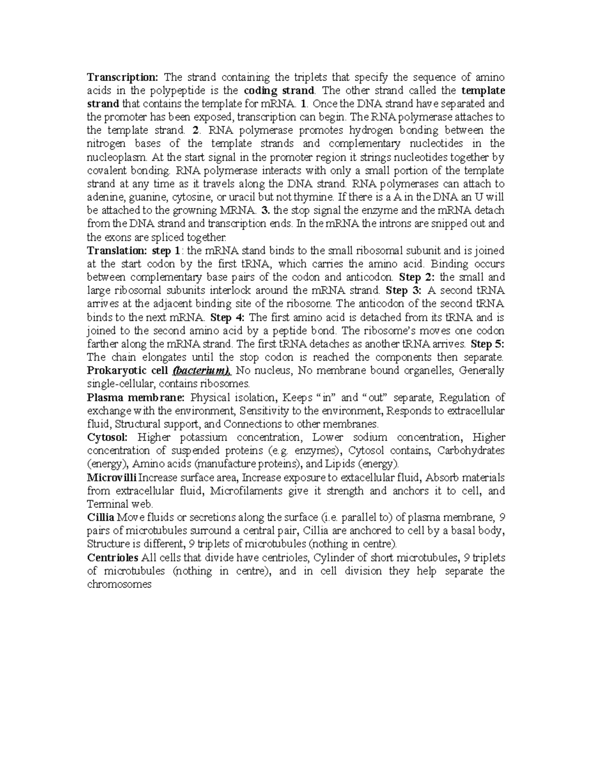Chapter 3 review - HGSem Exam Guide 2011 - Transcription: The strand ...