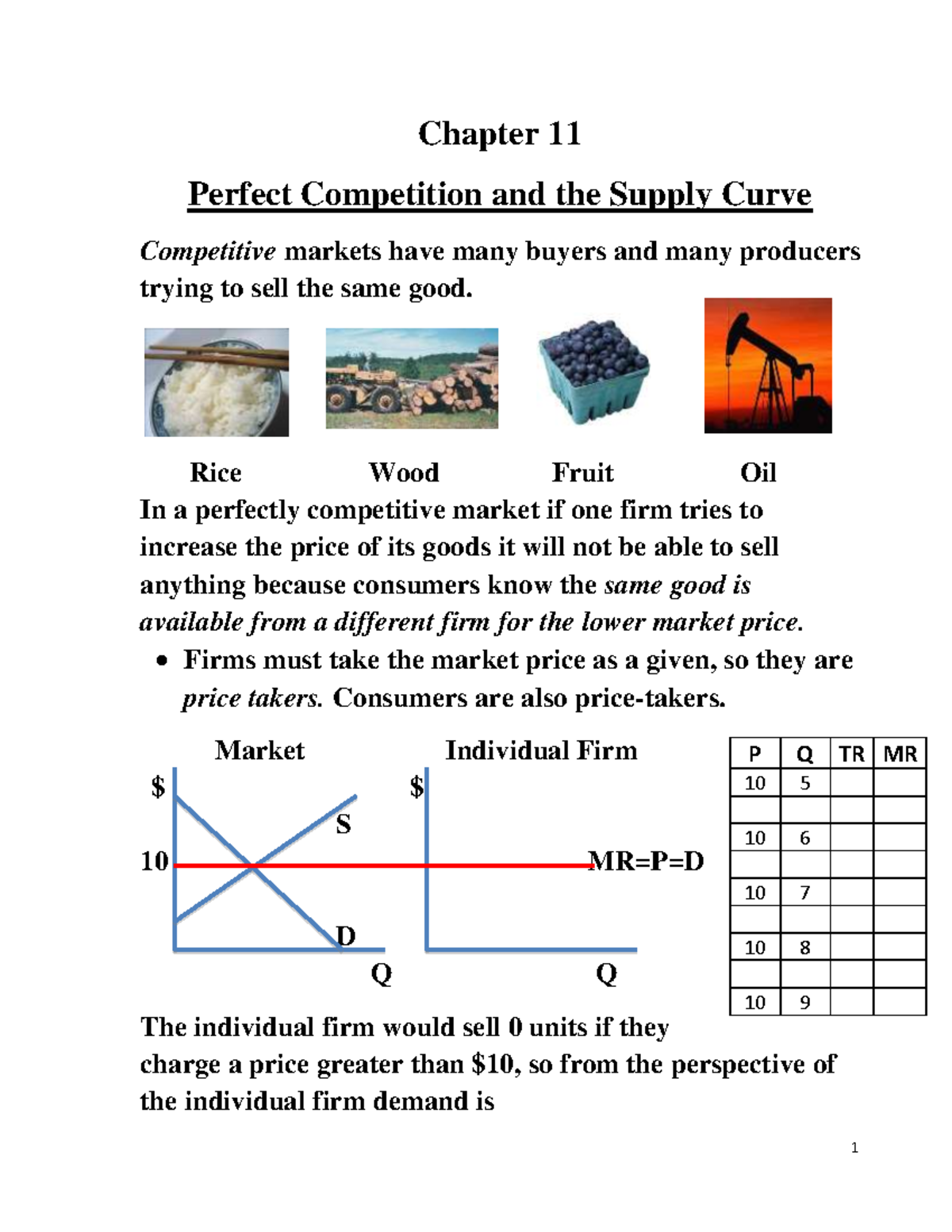 Microeconomics chapter 11-Law of Supply and Demand - ECO331 - U of T ...