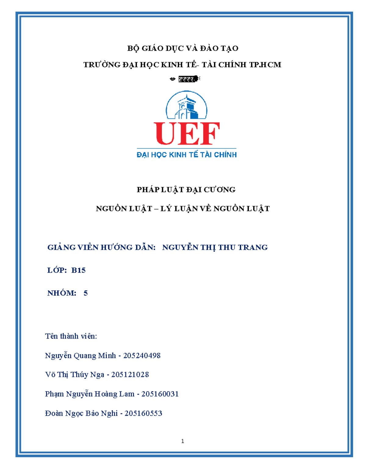 Nhóm 5 - grgrg - BỘ GIÁO DỤC VÀ ĐÀO TẠO TRƯỜNG ĐẠI HỌC KINH TẾ- TÀI ...