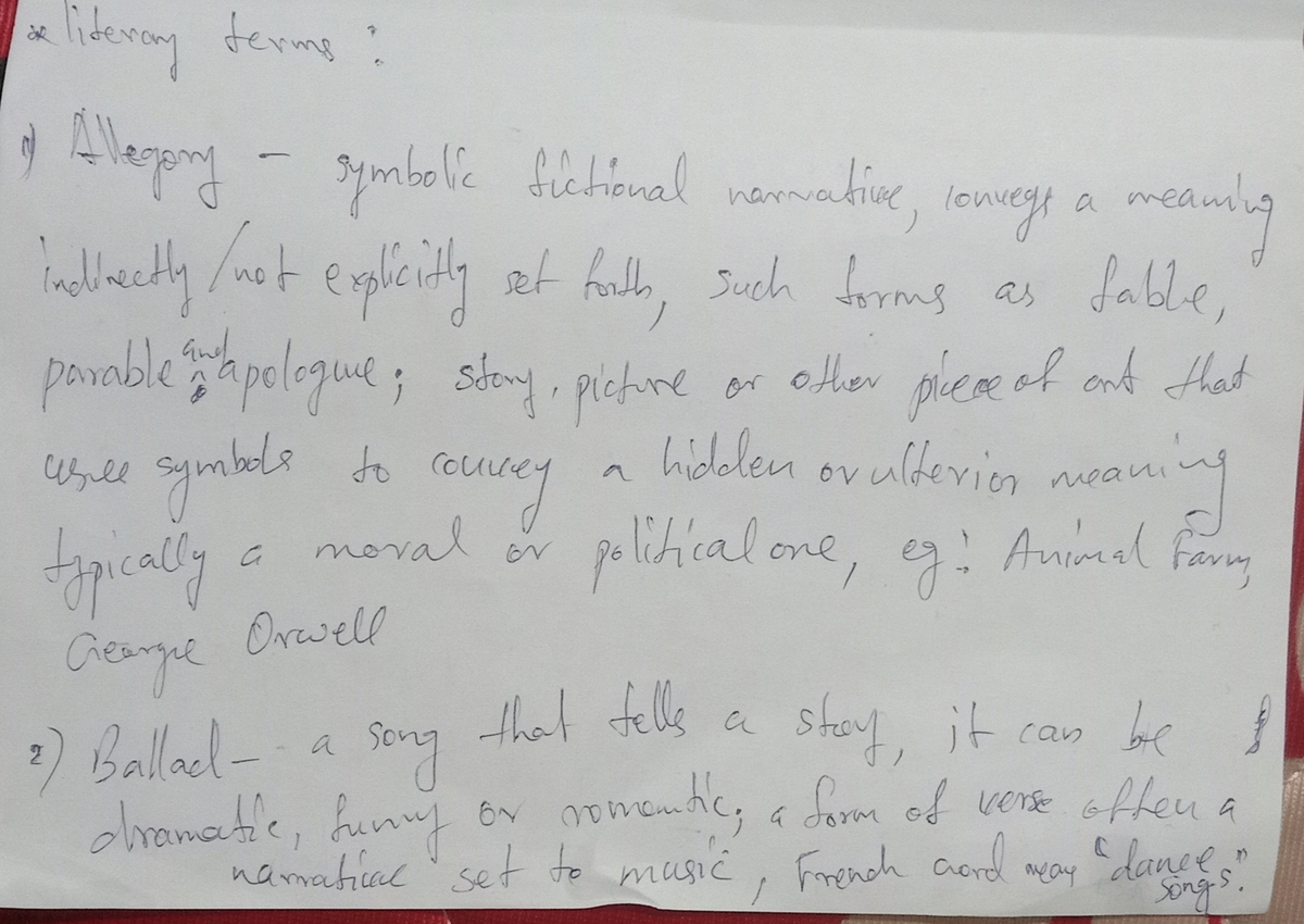 7 - BA English, different papers, lecture notes. - English language and ...