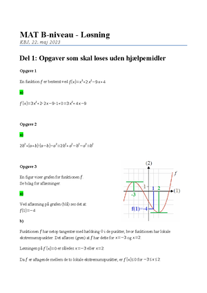 Formelsamling Mat B - Matematisk formelsamling stx B-niveau maj 2018 Denne udgave af Matematisk ...