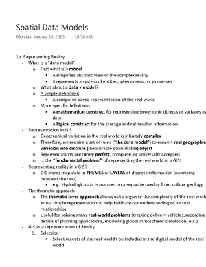 GP281 Module 6 - Vector GIS Analysis - Turning data into meaningful applications First analysis ...