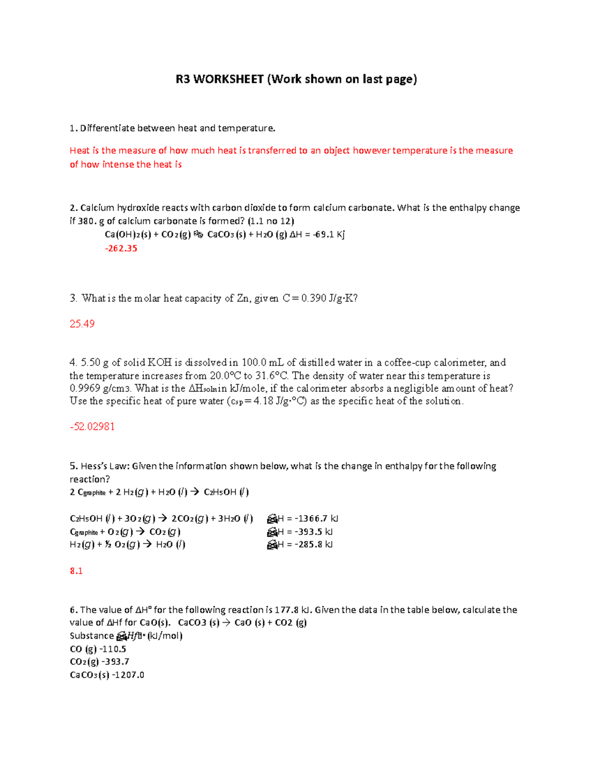 R3 Worksheet Updated-1 - R3 WORKSHEET (Work shown on last page ...
