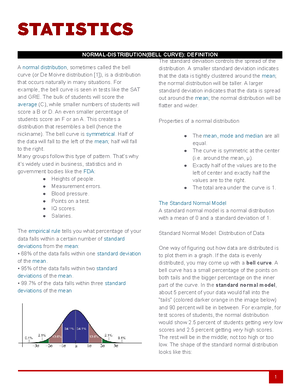 Statistics Central Limit - STATISTICS CENTRAL LIMIT THEOREM: DEFINITION ...