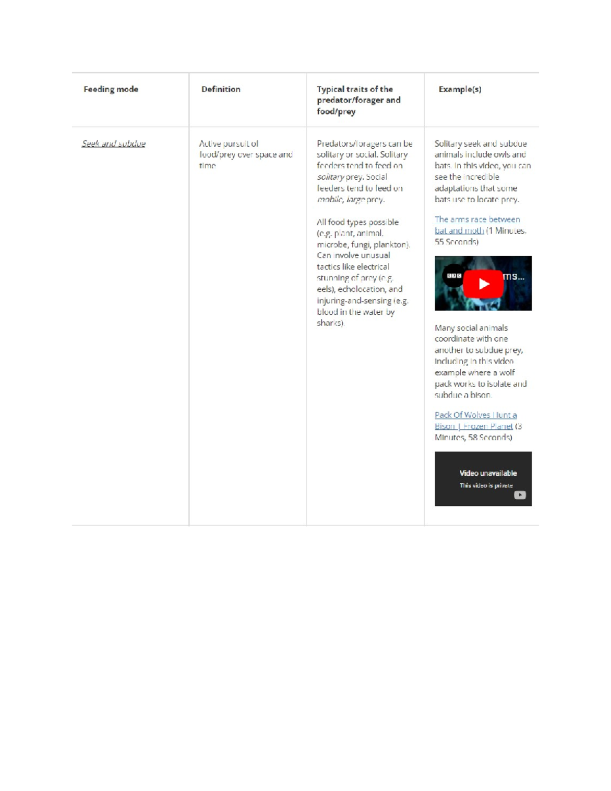 Module 5 Feeding and Foraging - Optimal foraging theory makes predictions about how animals ...