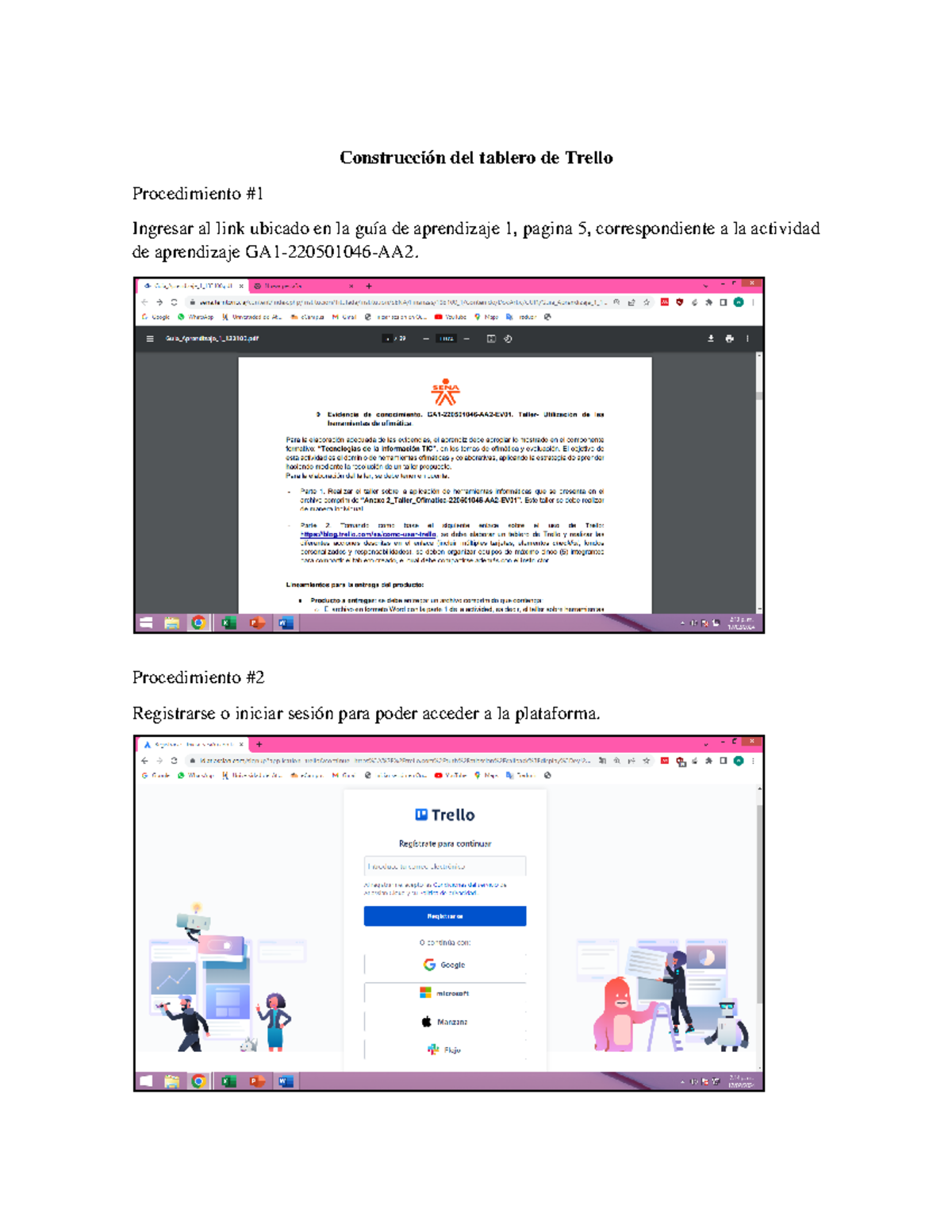 Taller- Utilización DE LAS Herramientas DE Ofimática ( Parte 2) - Construcción del tablero de ...