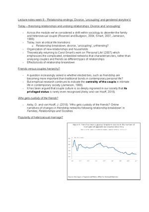 Intimacy, Pure Relationship and Confluent Love - Assignment 1 Overview ...
