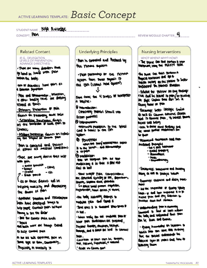 Concept map gas exchange and polycytgemia vera - NR 226 - Studocu