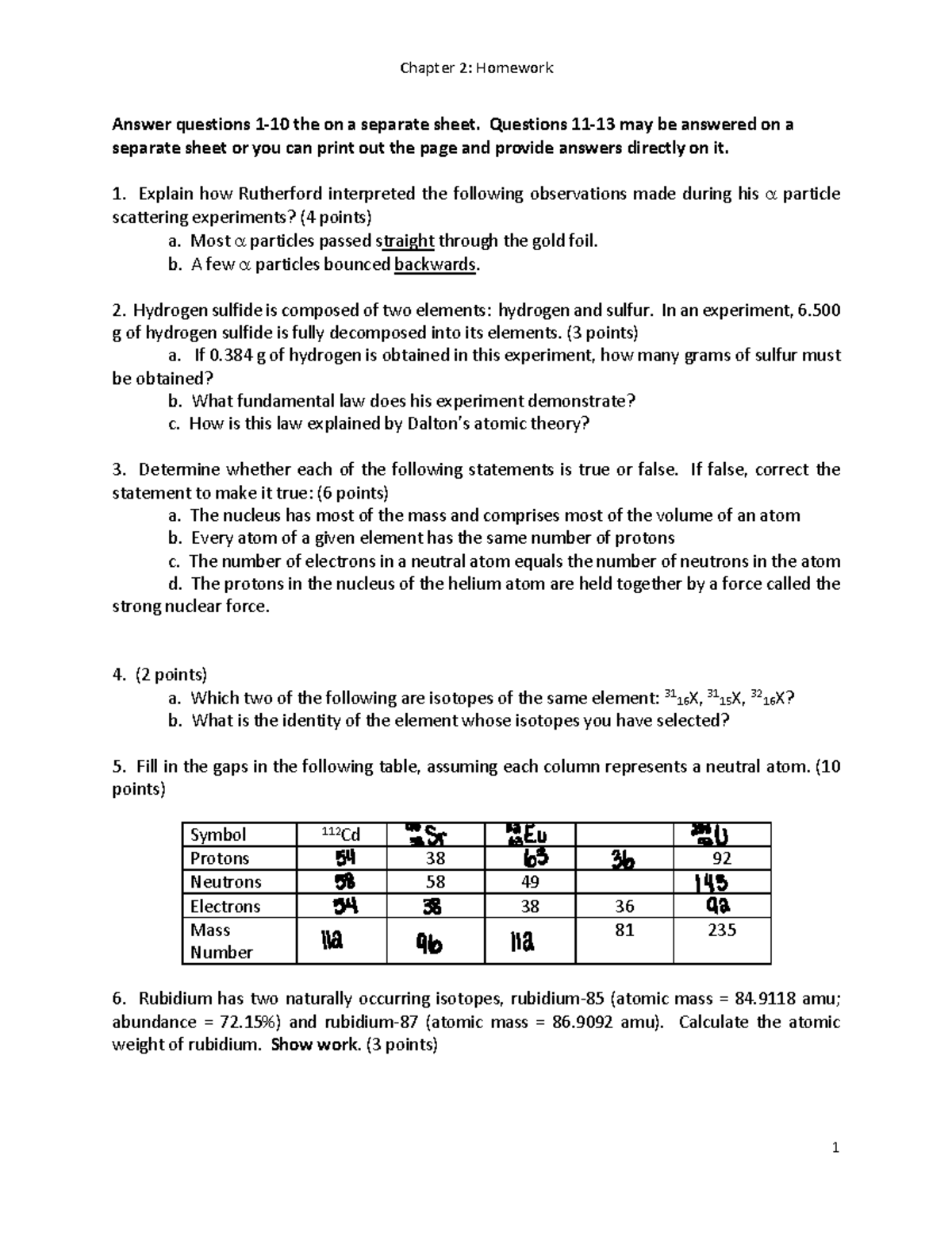 Chapter 2: Homework Questions and Answers - Studocu