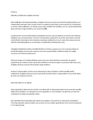 Unit 2CD - BTEC applied law course work - Legal Personnel, The Elements ...