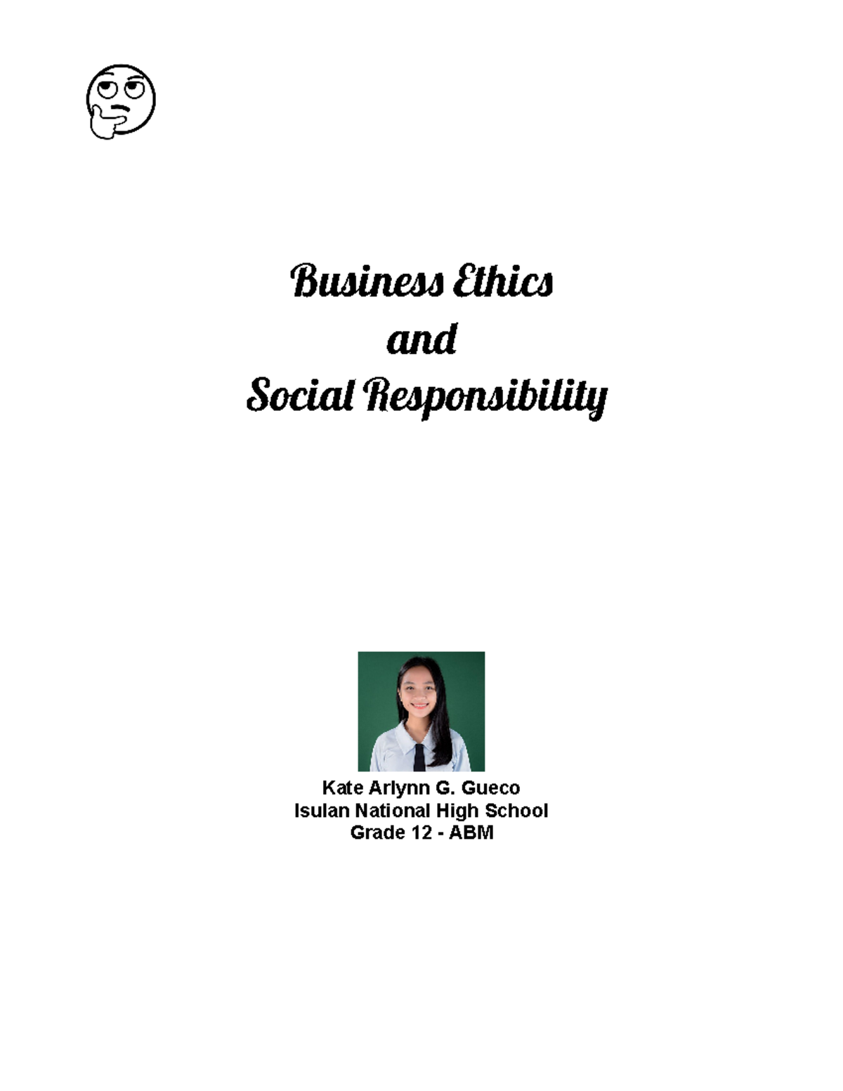Business- Ethics-1 - lecture - Business Administration - Business ...