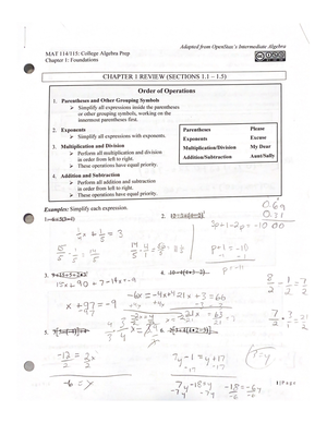 MAT 115 (Section 3.1) - MAT 115 - Studocu