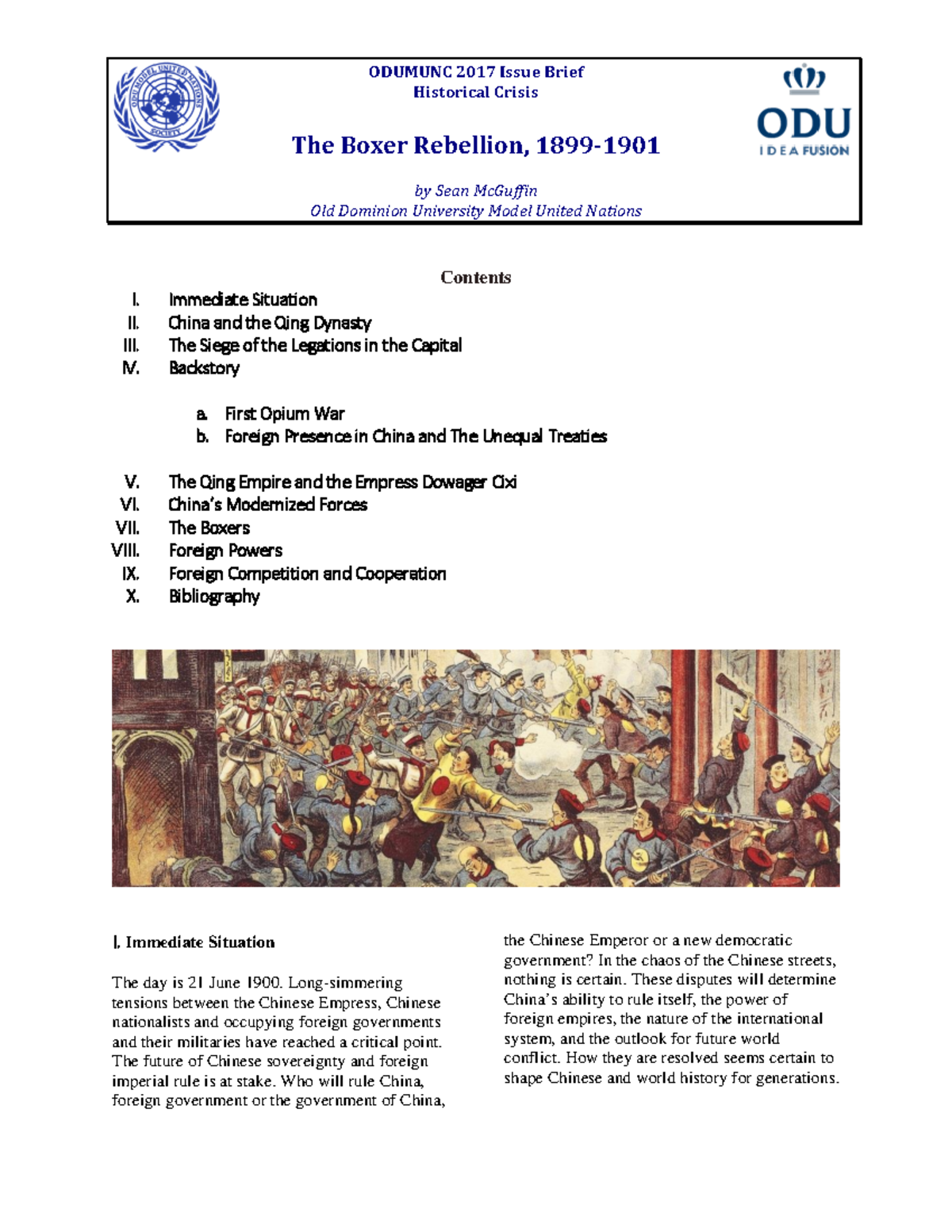 Ib 2017 crisis boxer rebellion - ODUMUNC 2017 Issue Brief Historical ...