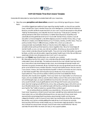 HUM 102 Project Template - HUM 102 Project Template To complete this ...