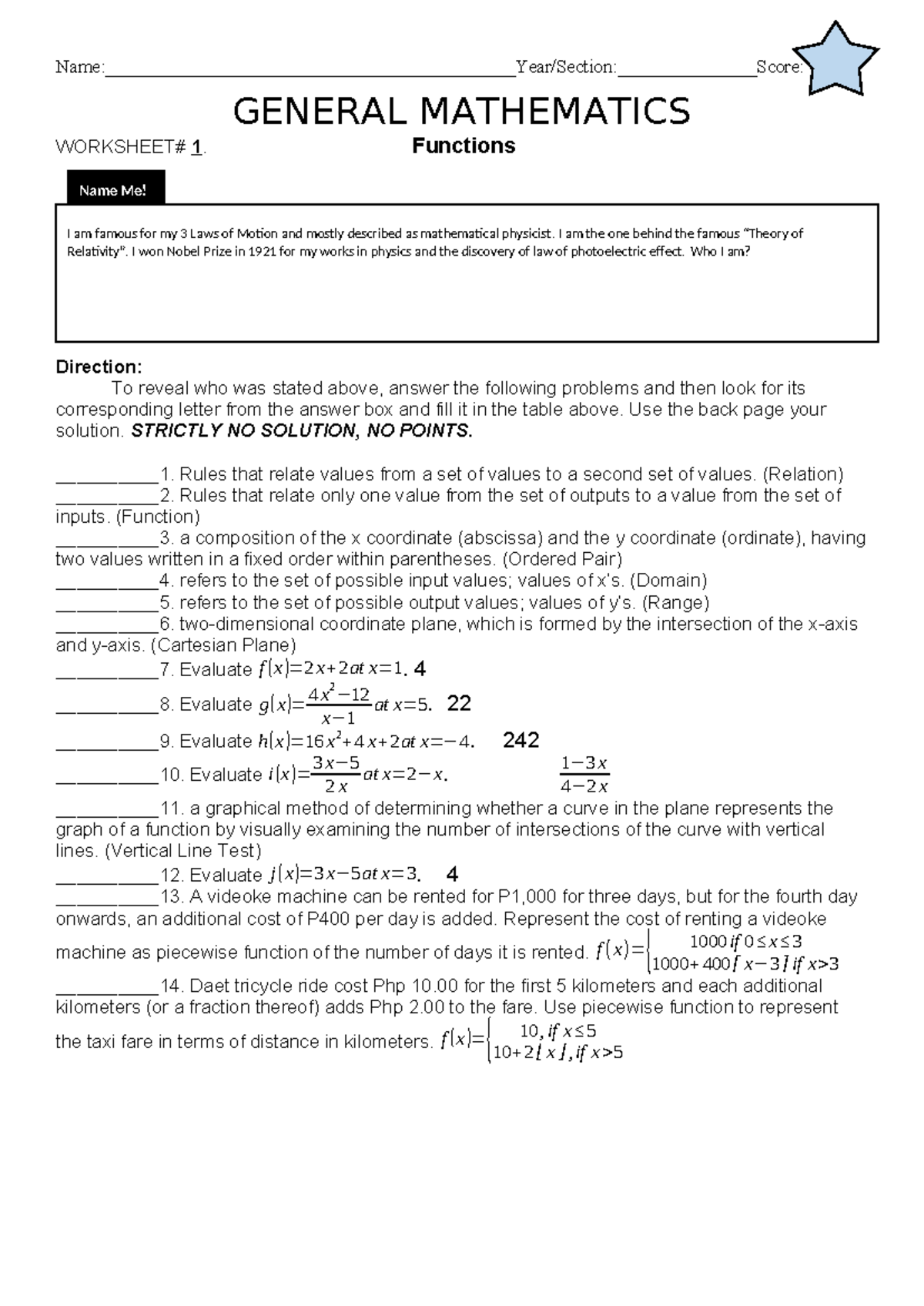 1st-worksheetfunctions - - Studocu