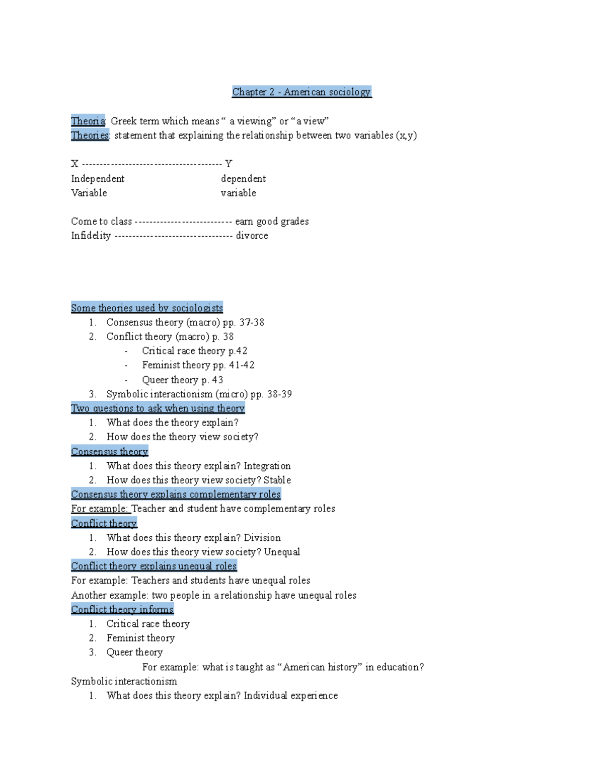Chapter 2 - American sociology - Chapter 2 - American sociology Theoria ...