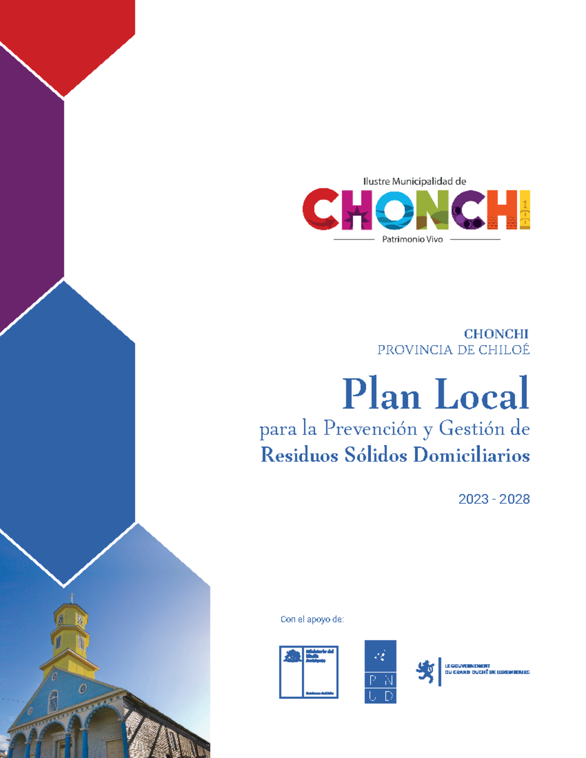 PLAN Local Chonchi - manolo - 2023 - 2028 Con el apoyo de: CHONCHI ...