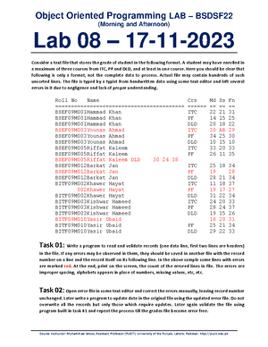 C++ Short Handwritten Notes - Object Oriented Programming - Studocu