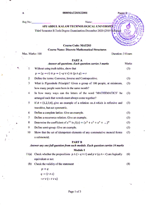 KTU S3 OOPJ Syllabus - Kerala Notes - COMPUTER SCIENCE AND ENGINEERING ...