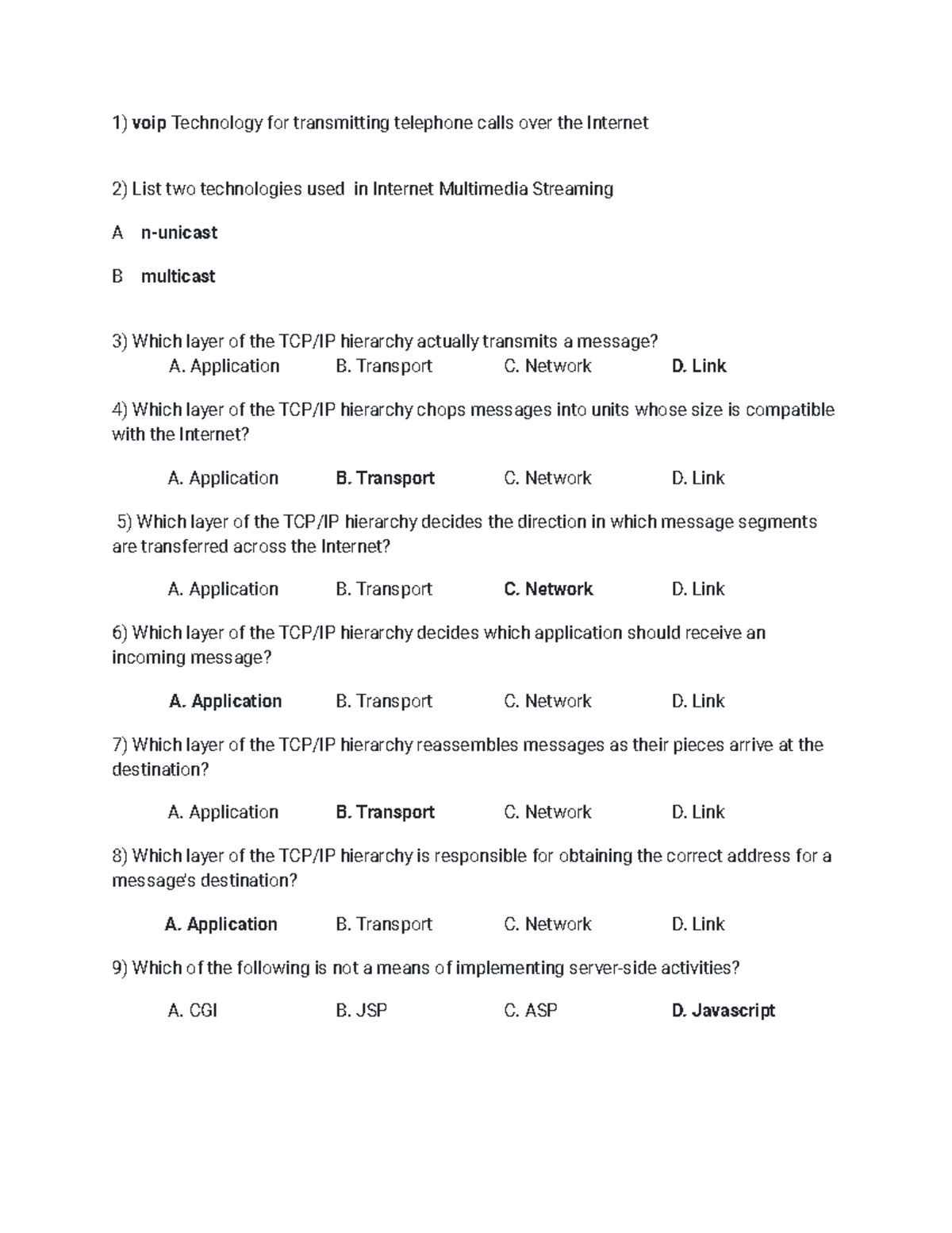 WA16 Network- Internet and WWW concepts - voip Technology for ...