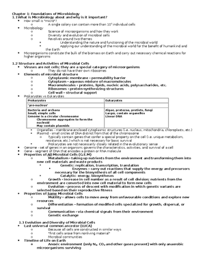 BMSC 210 Module 1 Summarized ver2 - Introduction to Microbiology and ...